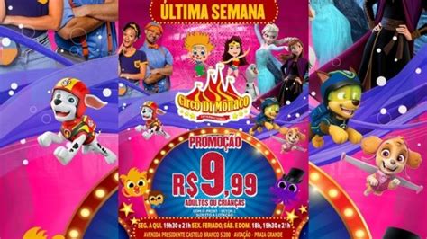 Circo Di Mônaco Sex às 1800h Em Praia Grande Sympla