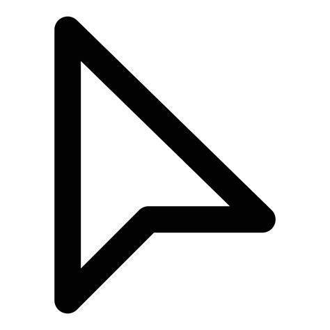 Navigation Arrow Icon For Web Ui Design Vector Art At Vecteezy