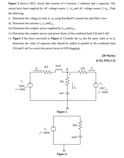 Solved Figure Shows A RLC Circuit That Consists Of Chegg Com