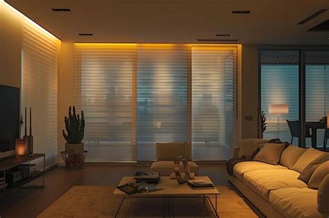 Premium Photo Smart Home Automation System Controlling Lights An