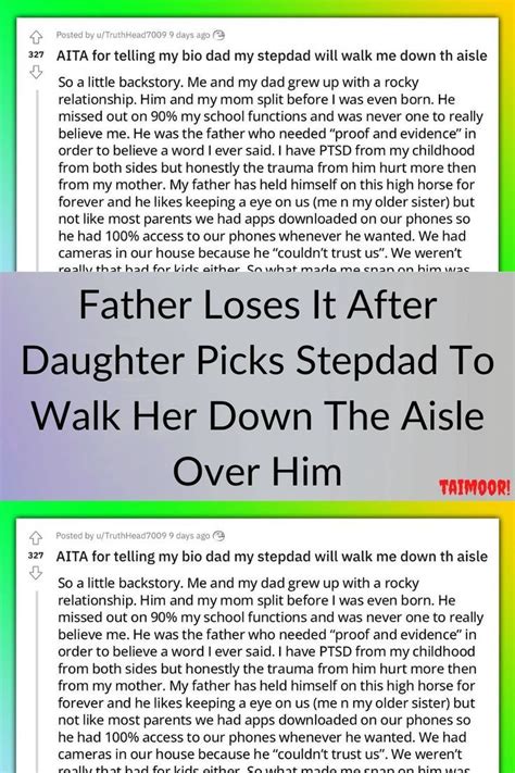 Father Loses It After Daughter Picks Stepdad To Walk Her Down The Aisle
