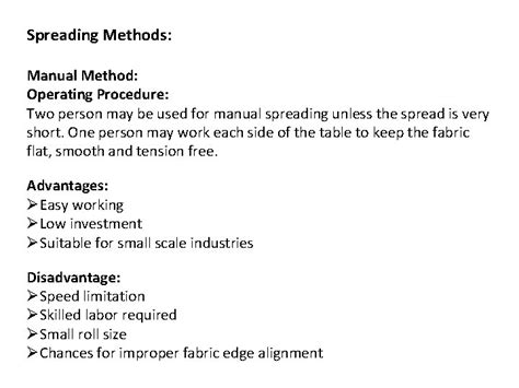 Fabric Spreading Spreading Spreading Is The Process Of