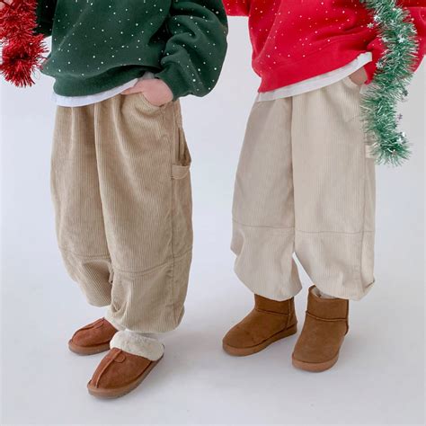 베리클로젯 메카닉 코듀로이 조거 팬츠 아동용 키즈 주니어 의류 쿠팡