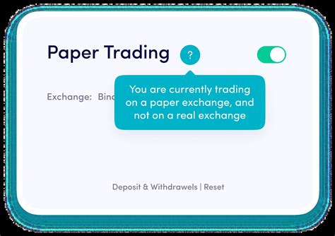Paper Trading Features Cryptohopper Crypto Trading