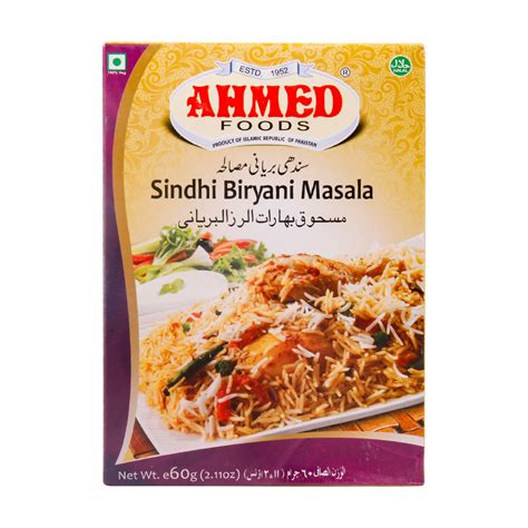 Ahmed Sindhi Biryani Masala 60 G Online At Best Price Lulu Uae
