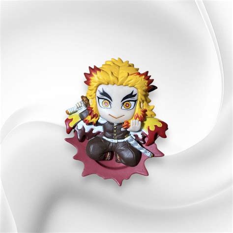 鬼滅の刃 煉獄杏寿郎 ぶちマス！レリーフフィギュアマグネット2 メルカリ