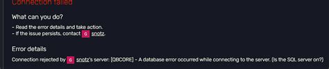 database not connecting qbcore cfx re community