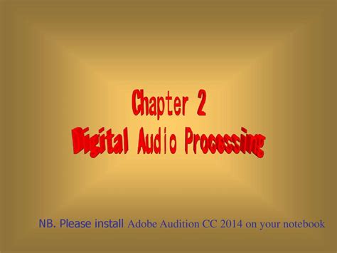 Basic of Digital Audio презентация онлайн