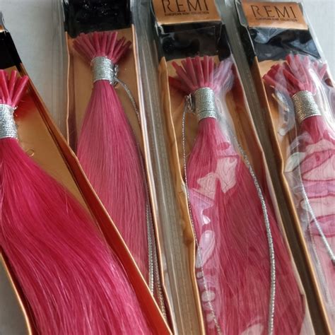 Hair New 18 Light Pink Remy Itips Human Hair Extensions Get Length