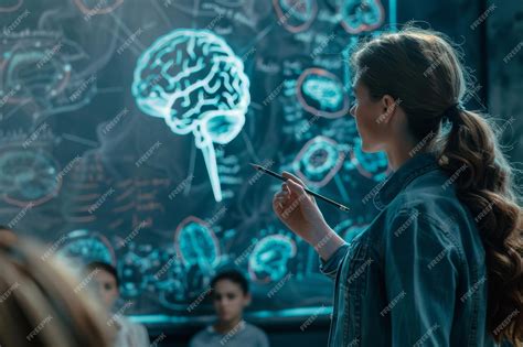 Premium Photo A Robotpowered Classroom With Artificial Intelligence