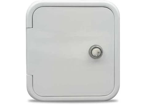 Bandb Molders Gravity Water Hatch Key Lock Polar White Bbm 94251 Rv