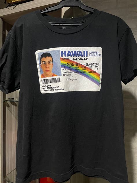 Authentic Superbad Mclovin Shirt Mens Fashion Tops And Sets Tshirts