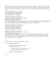 6 7 FlipLines Txt Write A Method Named FlipLines That Accepts As
