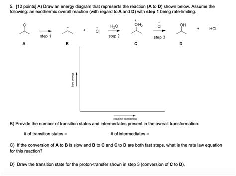 solved 5 [12 points] a draw an energy diagram that