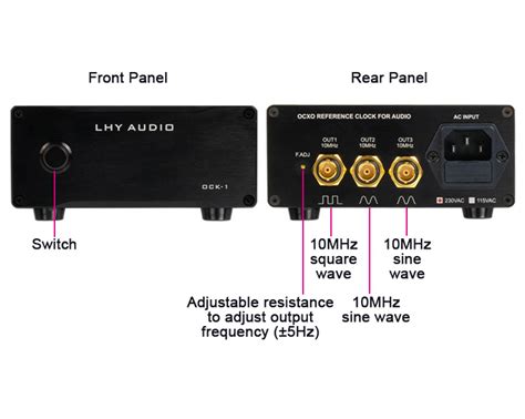 Lhy Audio Ock 1 3 Port Ocxo Reference Clock Clock Signal Generator With 50Ω Clock Cable For