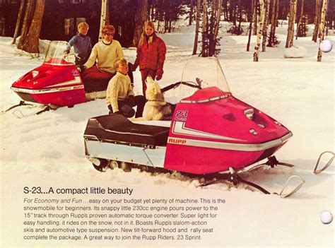 Classic Snowmobiles Of The Past 1971 Rupp Sprint 23