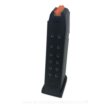 Glock 19 Gen5 9mm 15rd Magazine Black With Orange Follower Limit 5