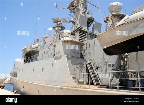 Koni Class Frigates Al Gorthabyah Of Libya Hull No 213 In Benghazi