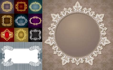 European Classical Pattern Vector Free Vector In Encapsulated