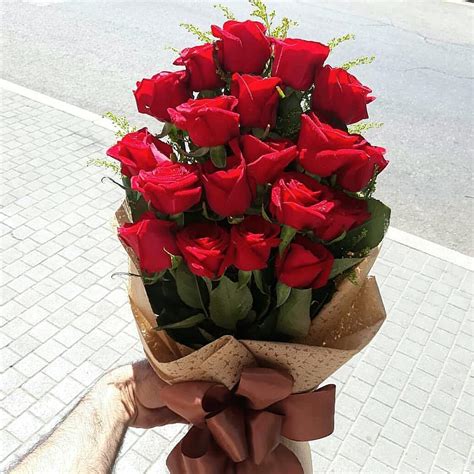 Qirmizi Qizilgul Buketi Gul Dunyasi