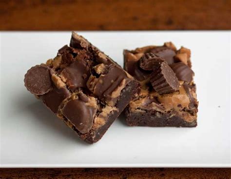 Mini Peanut Butter Cup Brownies Cookie Madness
