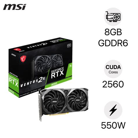 Vga Msi Rtx 3050 Ventus 2x 8g Oc Giá Rẻ