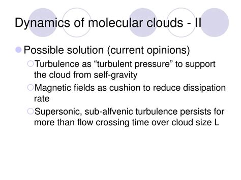 Ppt Compressible Mhd Turbulence In Molecular Clouds Powerpoint Presentation Id5510897