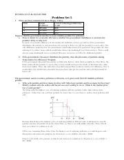 ECON PS Solution Pdf ECON L L Fall Problem Set There Are Three