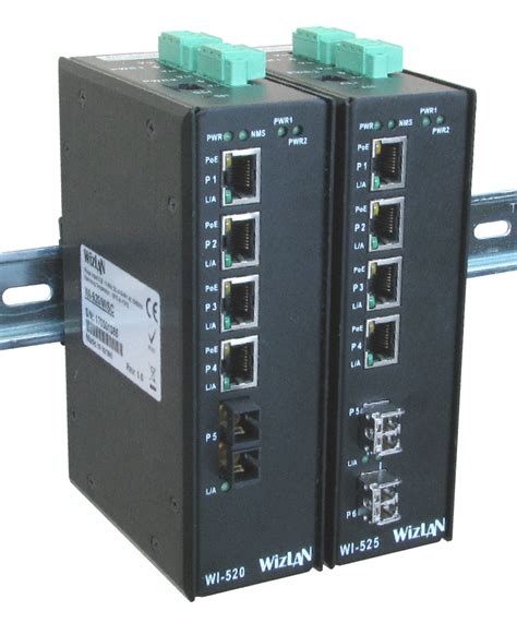Wizlan Ltd Products Switches Industrialoutdoor Din Rail Switches Wi