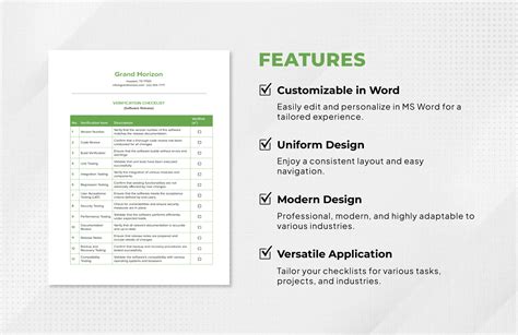 Verification Checklist Template In Word PDF Google Docs Download Template Net