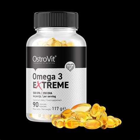 OstroVit Omega 3 Extreme 500 EPA 250 DHA καλύτερη τιμή της αγοράς