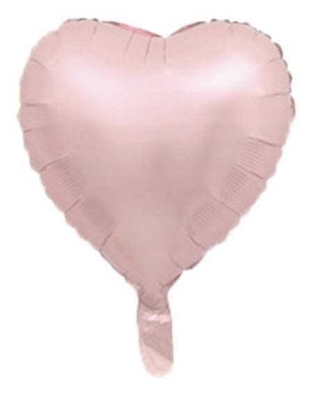 BALON foliowy matowy różowy serduszko serce 45 cm walentynki wesele