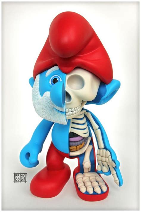 Jason Freeny Shows Us The Anatomy Of Cartoon Characters Barnorama
