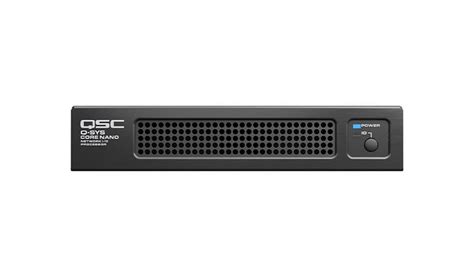Qsc Q Sys Core Nano Video Audio Control Processor Core Nano