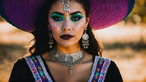Premium Ai Image Dia De Los Muertos Day Of The Dead Woman With Sugar
