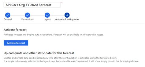 Sales Forecasting Activate And Upload Simple Columns Data Srinath Pega