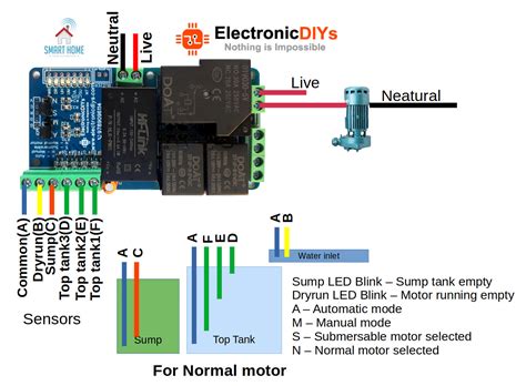 8bit Microcontroller Based Water Level Controller Electronicdiys