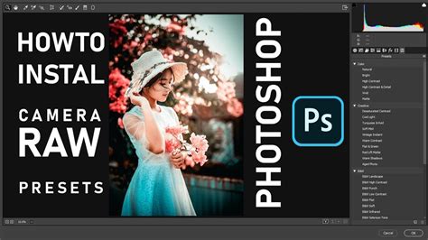 How To Install Camera Raw Presets In Photoshop Cc 2020 Youtube