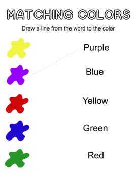 Match The Color By Victoria Weeg Tpt