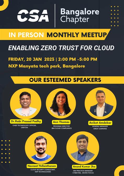 Cloud Security Alliance Bangalore Chapter On Linkedin Csa Csabangalore Cloudsecurityalliance