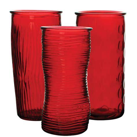 Ruby Red Rose Vase Assortment S12 Bonnett Wholesale Florist