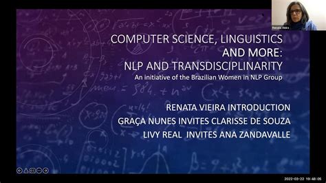 Underline Brasileiras Em PLN Panel Computer Science Linguistics And More NLP And