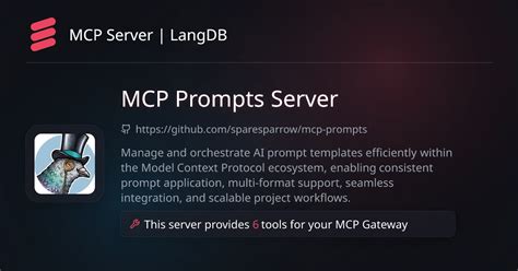 Mcp Prompts Server Langdb