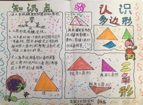 三角形的妙用之手抄报 有趣的三角手抄报