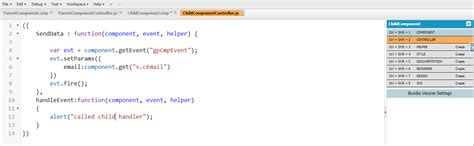 Events Component And Application In Lightning Aura Component