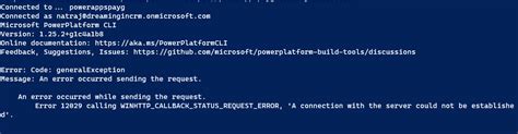 pac admin create service principal env fails v1 25 2 · issue 408