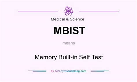 What Does Mbist Mean Definition Of Mbist Mbist Stands For Memory
