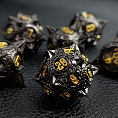 Набор металлических кубиков для настольной игры DND Dungeons & Dragons ...