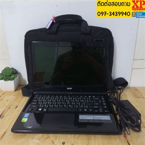 ร6657 โน๊ตบุ๊ค Acer Core I3 4010u จอ14 นิ้ว ขายตามสภาพ ไม่มีประกันร้าน ตำหนิ จอจุด