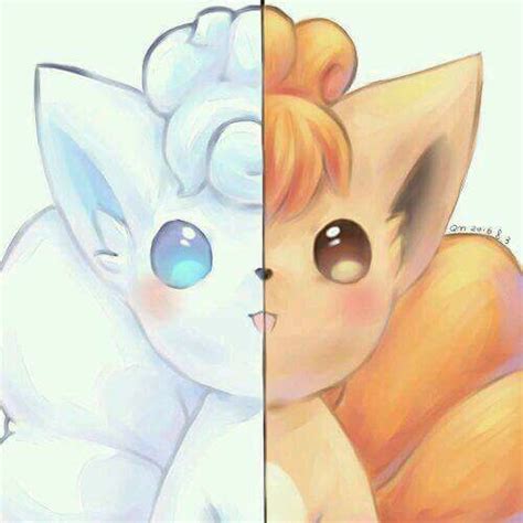 Vulpix Alolavulpix Pokemon Legal Gladio Pokemon Fan Art Pokemon